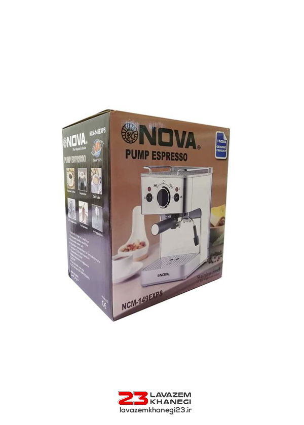 مشخصات،قیمت و خرید اسپرسوساز نوا-مدل-ncm-149expf از | لوازم خانگی23